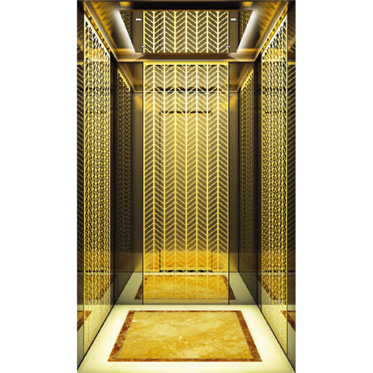 012 Passenger Elevator - Mirror Stainless Steel Ceiling - liftextrading.ae