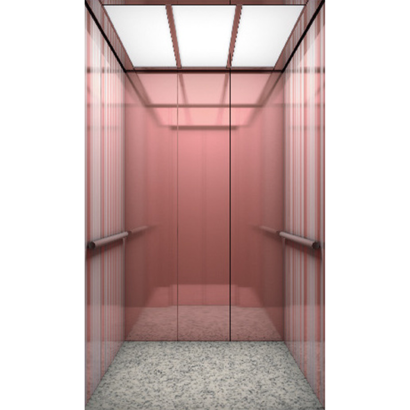 017 Passenger Elevator - Mirror Stainless Steel Ceiling - liftextrading.ae
